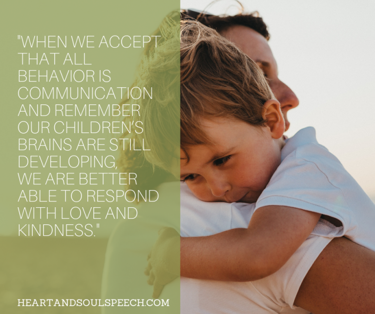 Behavior as Communication - Part II – Heart & Soul Speech